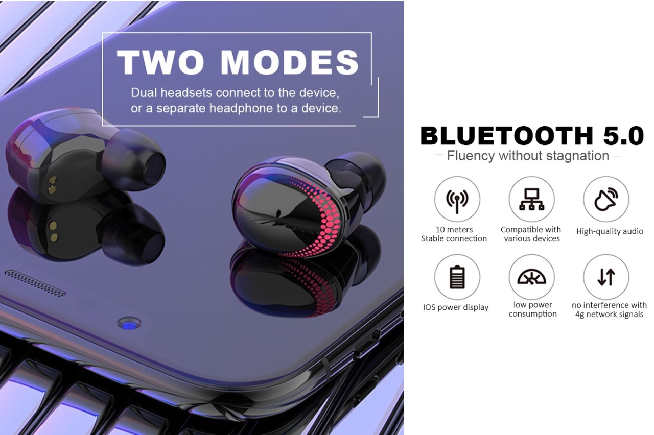 X10 TWS 5.0 Bluetooth 6D Stereo Wireless Earphones 2021 Review - Enfobay